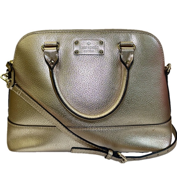 kate spade | Bags | Kate Spade Wellesley Rachelle Rose Gold Satchel ...